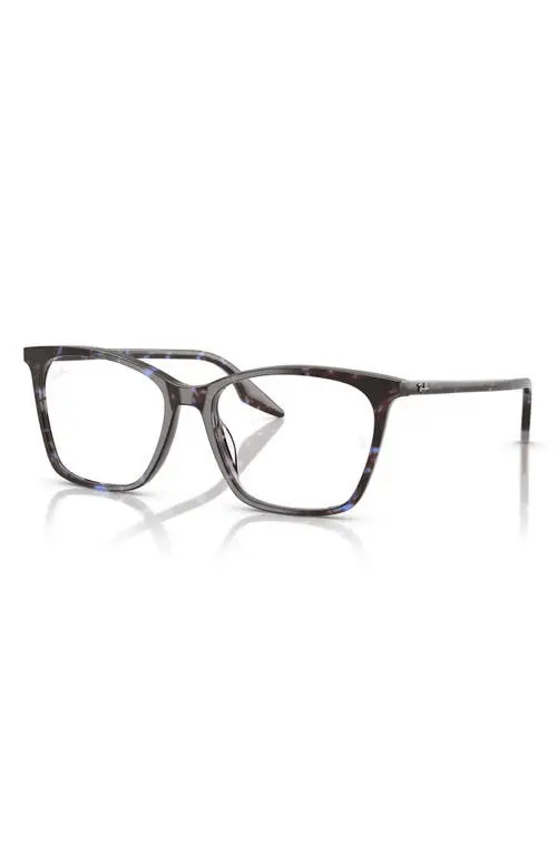 Ray-ban Cat Eye Optical Glasses - Blue Havana