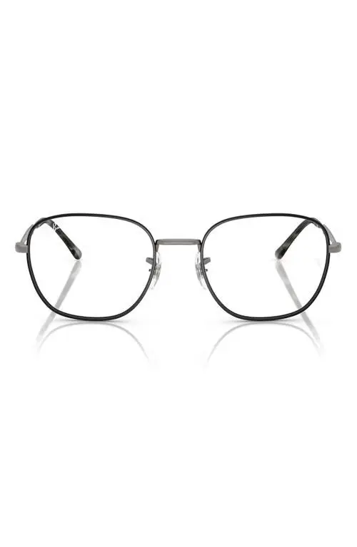 Ray-ban 53mm Square Eyeglasses - Gunmetal