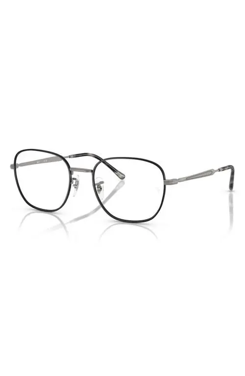 Ray-ban 53mm Square Eyeglasses - Gunmetal