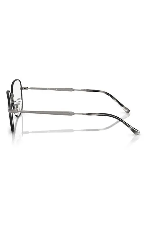 Ray-ban 53mm Square Eyeglasses - Gunmetal
