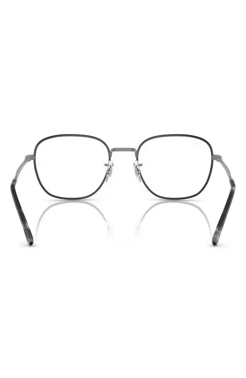 Ray-ban 53mm Square Eyeglasses - Gunmetal