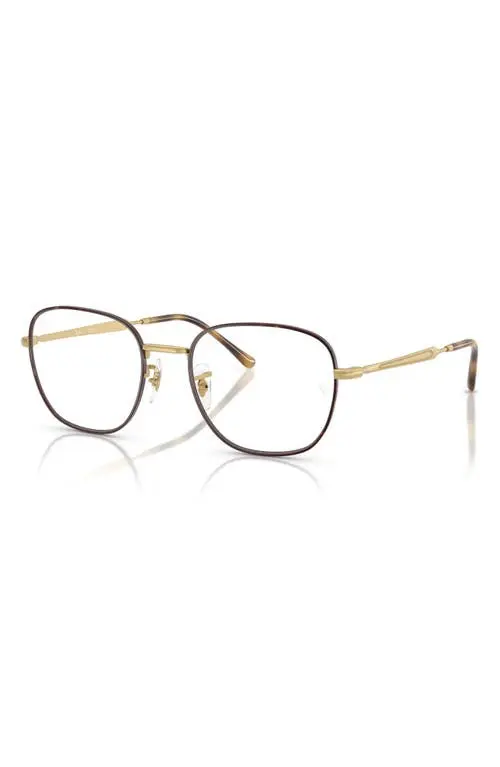 Ray-ban 51mm Square Eyeglasses - Havana