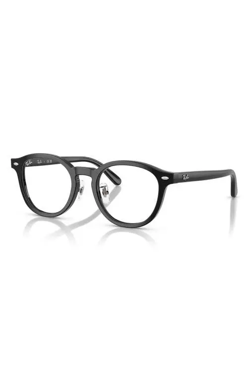 Ray-ban 49mm Square Optical Glasses - Black