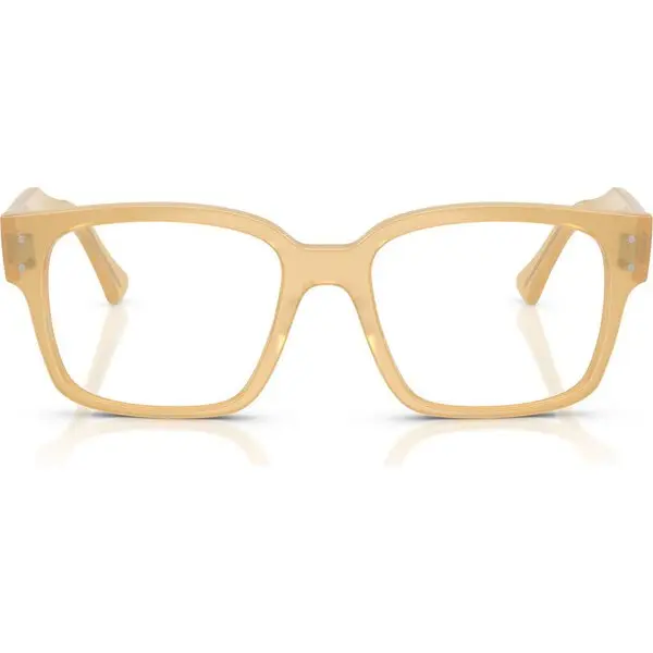 Ray-ban 53mm Square Optical Glasses - Beige