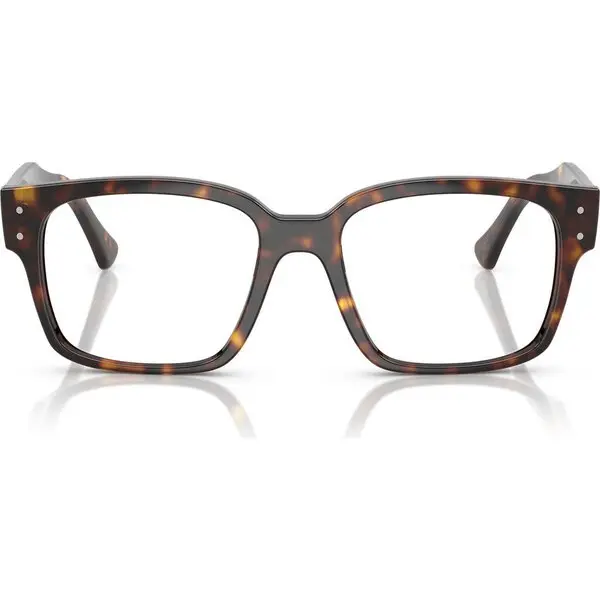 Ray-ban 53mm Square Optical Glasses - Havana
