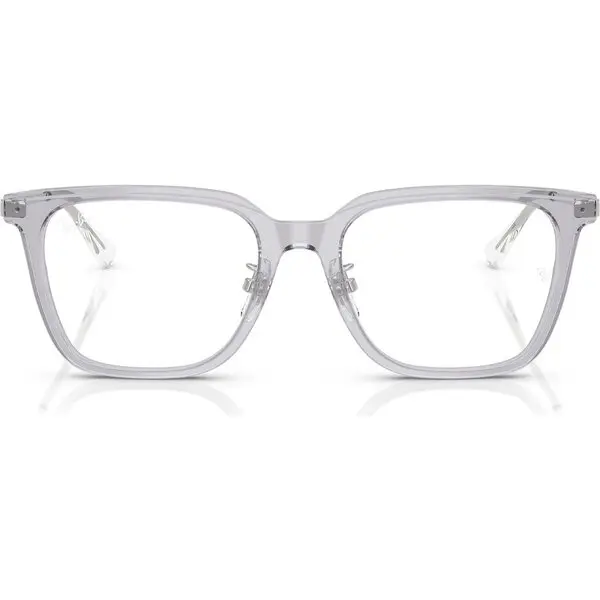 Ray-ban 52mm Square Optical Glasses - Grey Havana