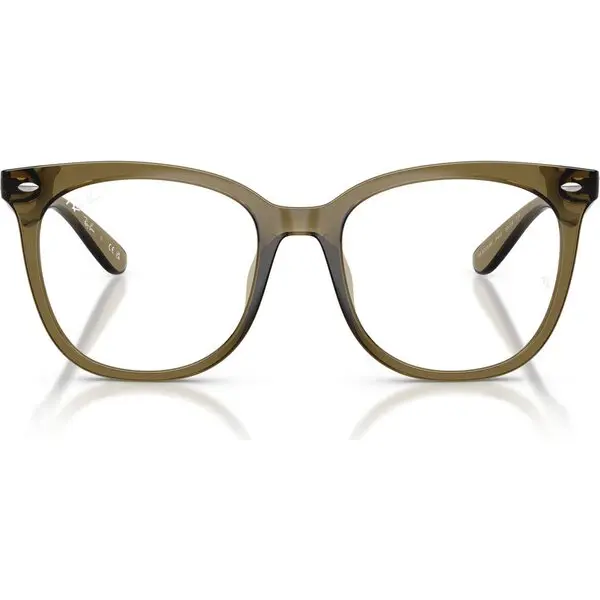 Ray-ban 53mm Square Optical Glasses - Green