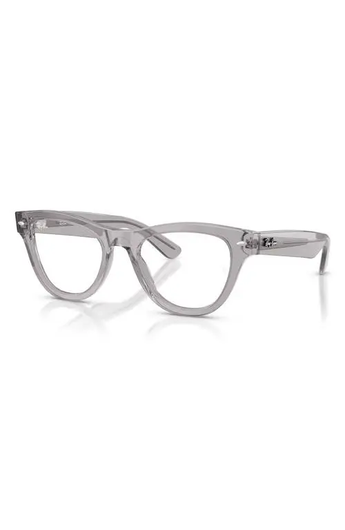 Ray-ban 50mm Square Optical Glasses - Grey