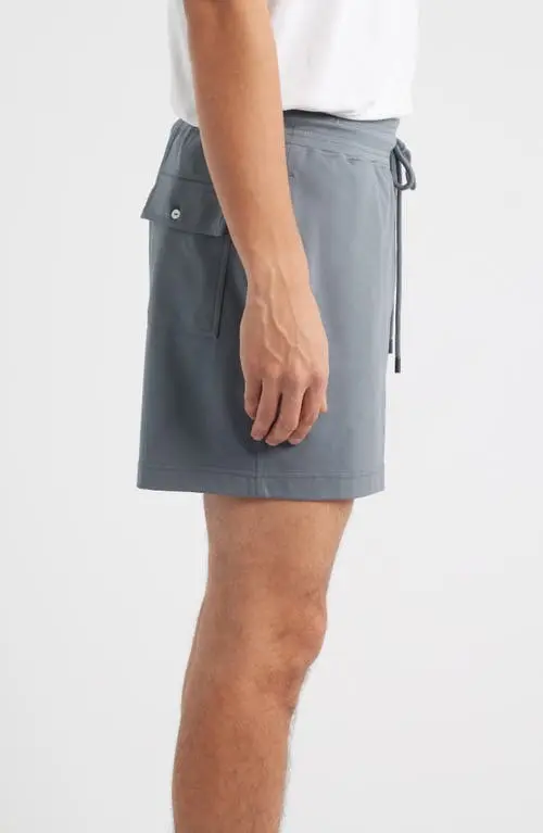 Daniel Buchler Stretch Cotton And Modal Blend Pajama Shorts - Ocean