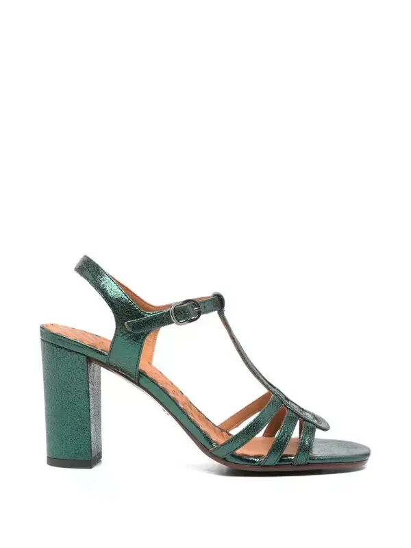 Chie Mihara T-strap Block Heel Sandals