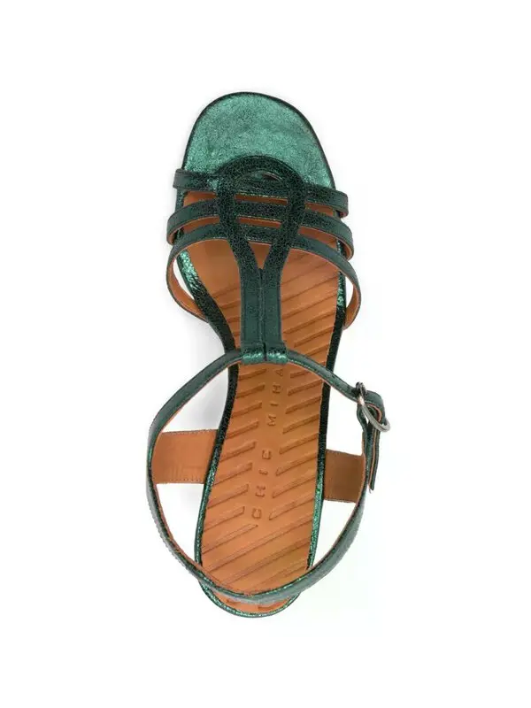 Chie Mihara T-strap Block Heel Sandals