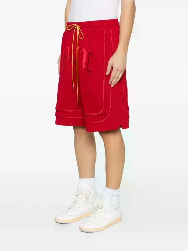 Rhude Collegiate Logo Shorts