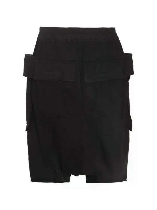 Rick Owens Drawstring Cargo Shorts - Black
