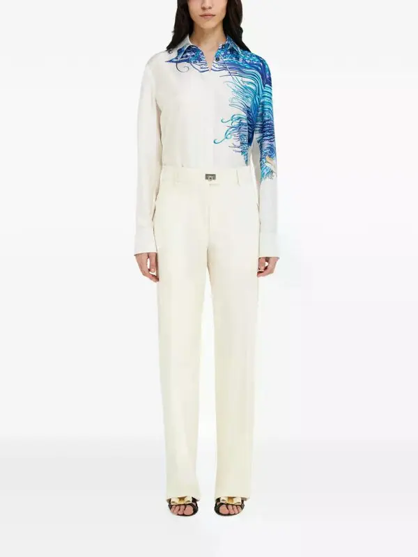 FERRAGAMO Belt-loops Tailored Trousers