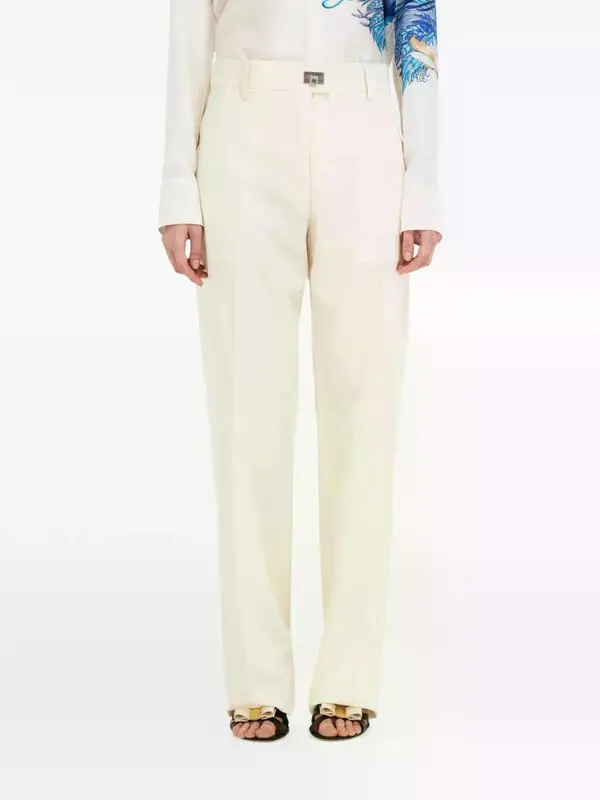 FERRAGAMO Belt-loops Tailored Trousers