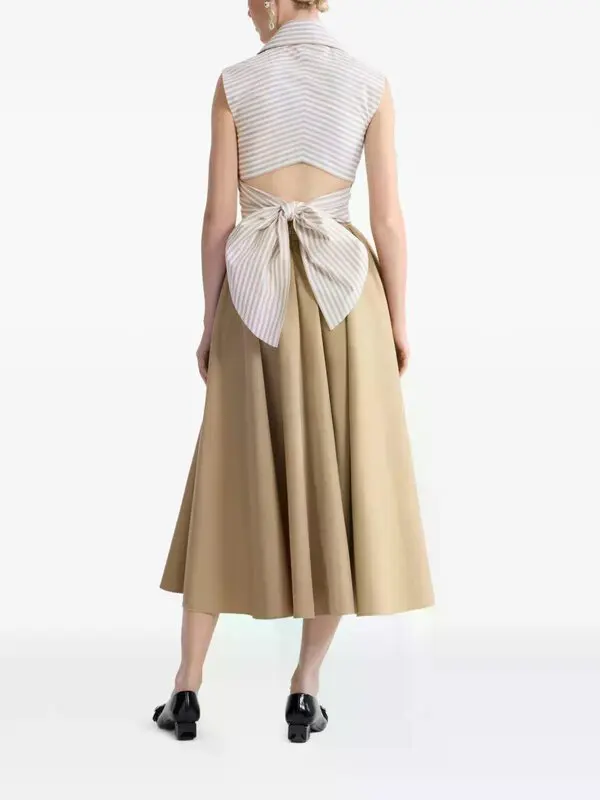PATOU Striped Sleeveless Top - Neutrals