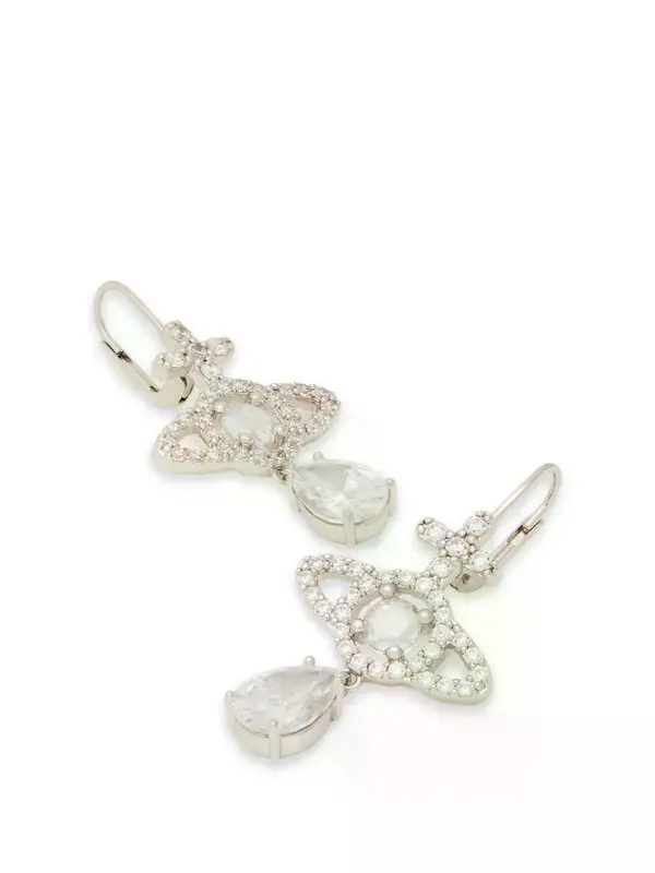 VIVIENNE WESTWOOD Embellished Hoop Earrings
