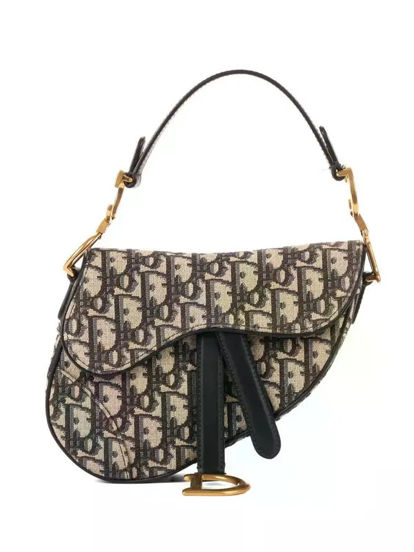 Dior Mini Saddle Handbag - Blue