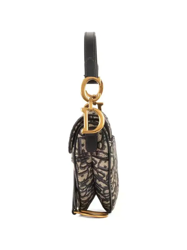 Dior Mini Saddle Handbag - Blue
