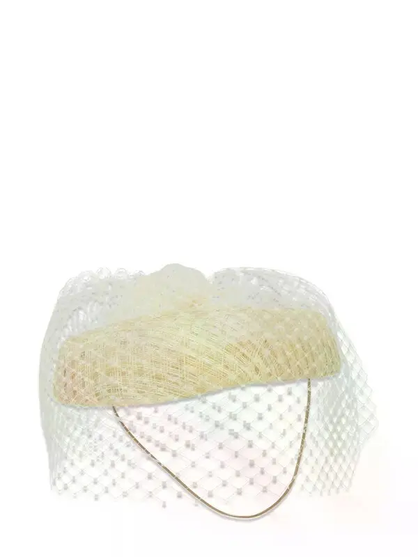 GIGI BURRIS MILLINERY Elodie Cocktail Fascinator - Neutrals