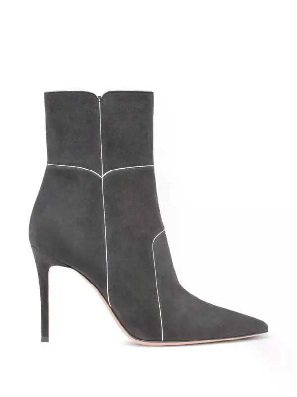 GIANVITO ROSSI Pointed-toe Panelled Boots
