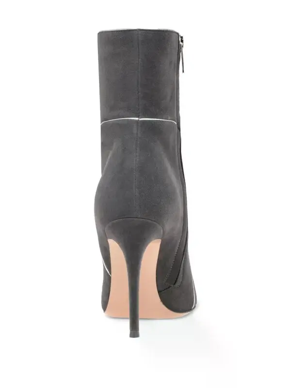 GIANVITO ROSSI Pointed-toe Panelled Boots