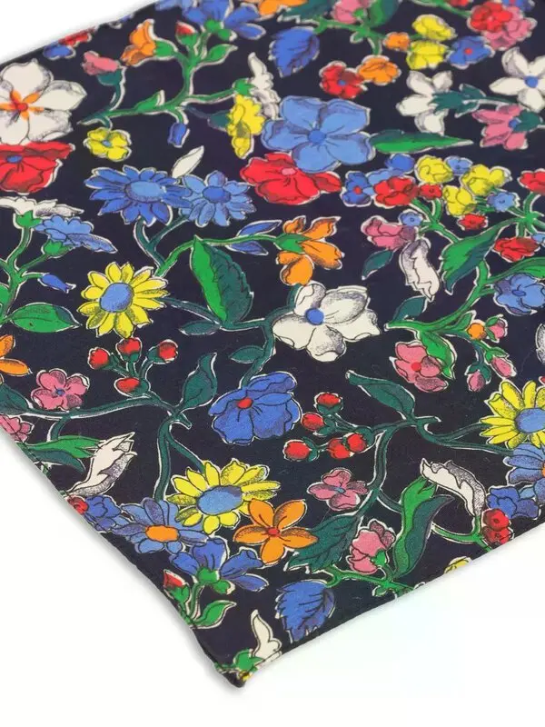 Vintage Flower-pattern Handkerchief