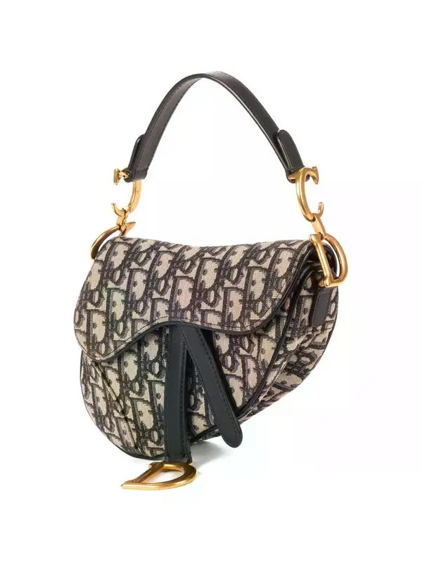 Dior Mini Saddle Handbag - Blue