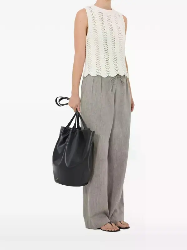 Loulou De Saison Crochet Top - Neutrals