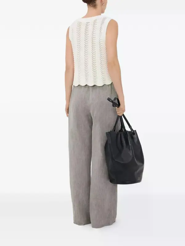 Loulou De Saison Crochet Top - Neutrals