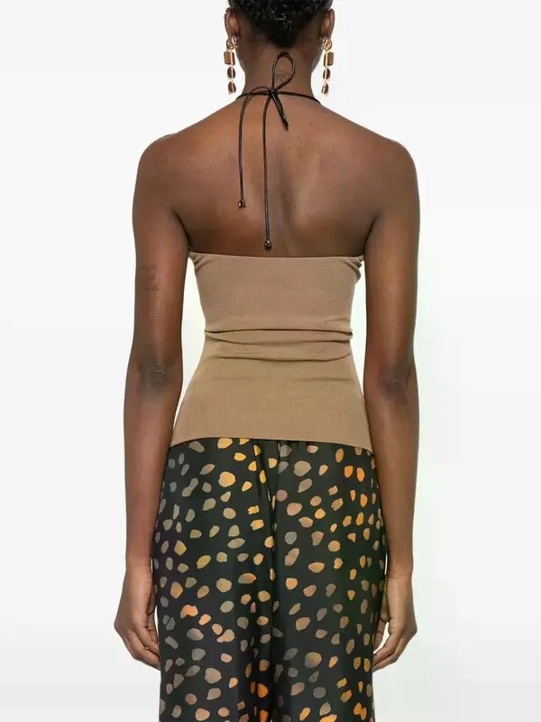 Nanushka Cut-out Strap Bandeau Top