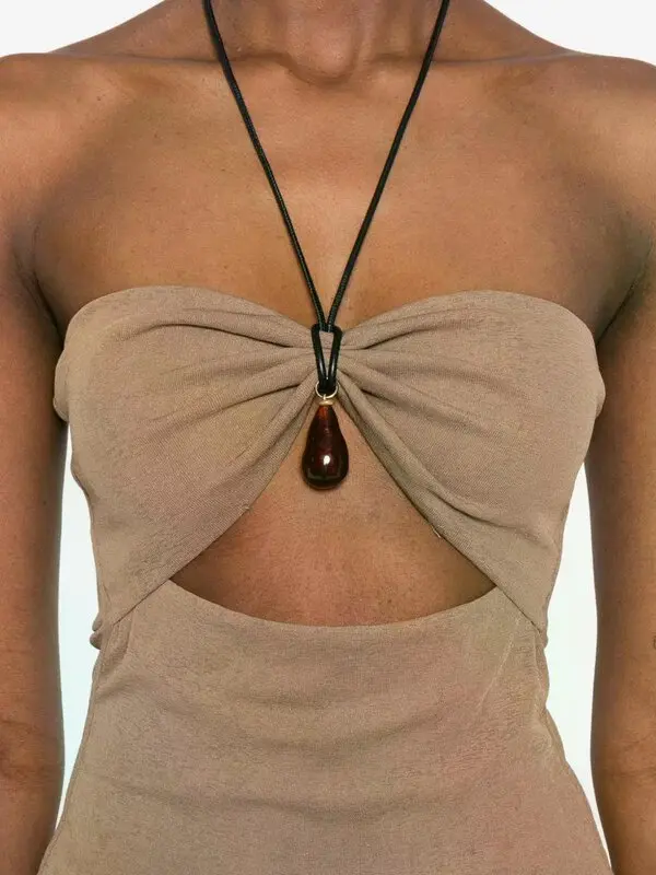 Nanushka Cut-out Strap Bandeau Top