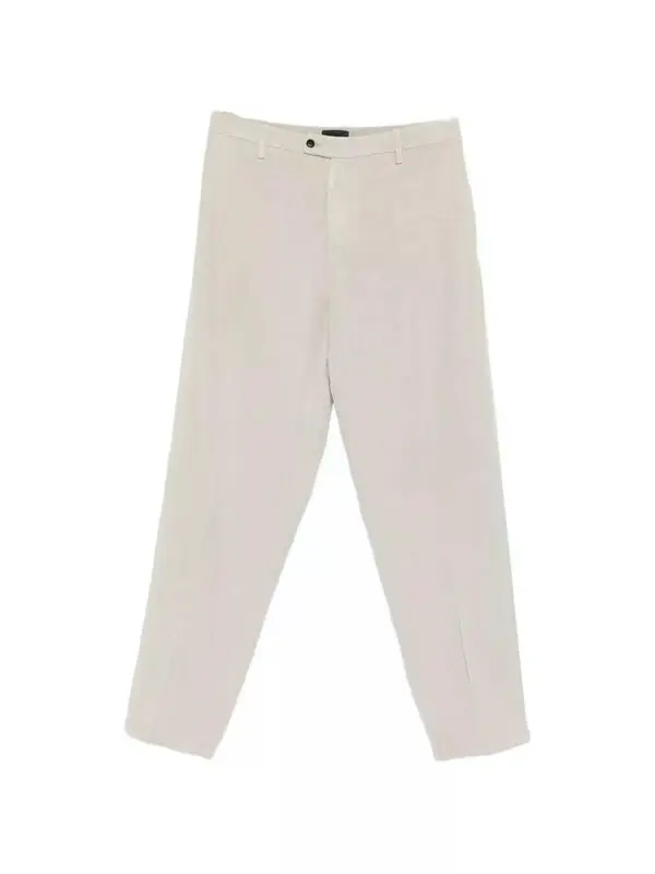 DONDUP Soft Straight Trousers - Neutrals