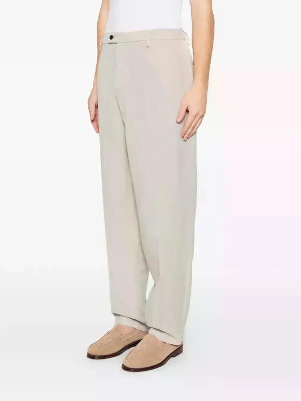 DONDUP Soft Straight Trousers - Neutrals