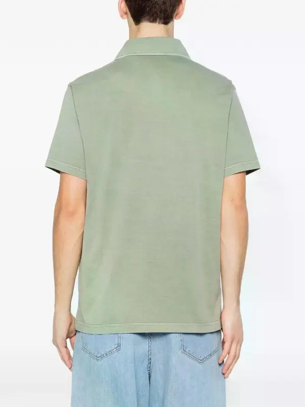 FAY Buttoned Short-sleeve Polo Shirt