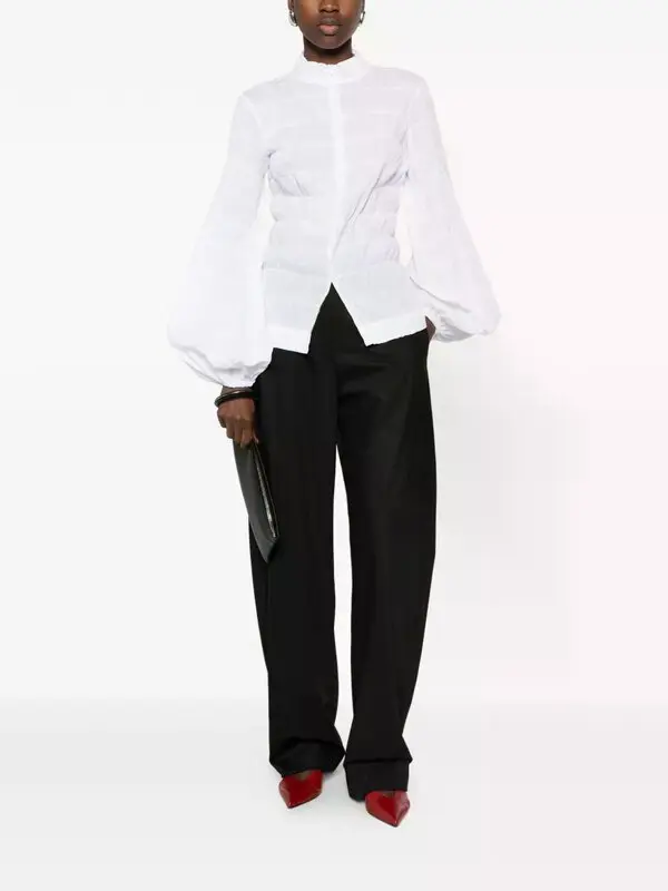 THELATEST Balloon-sleeve Shirt