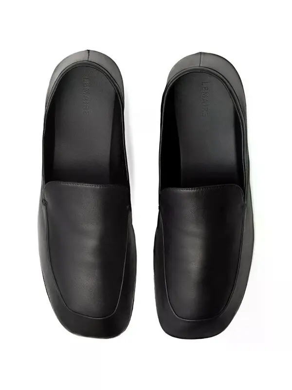 LEMAIRE Lemiare Nappa Lambskin Slip-on Slippers - Black