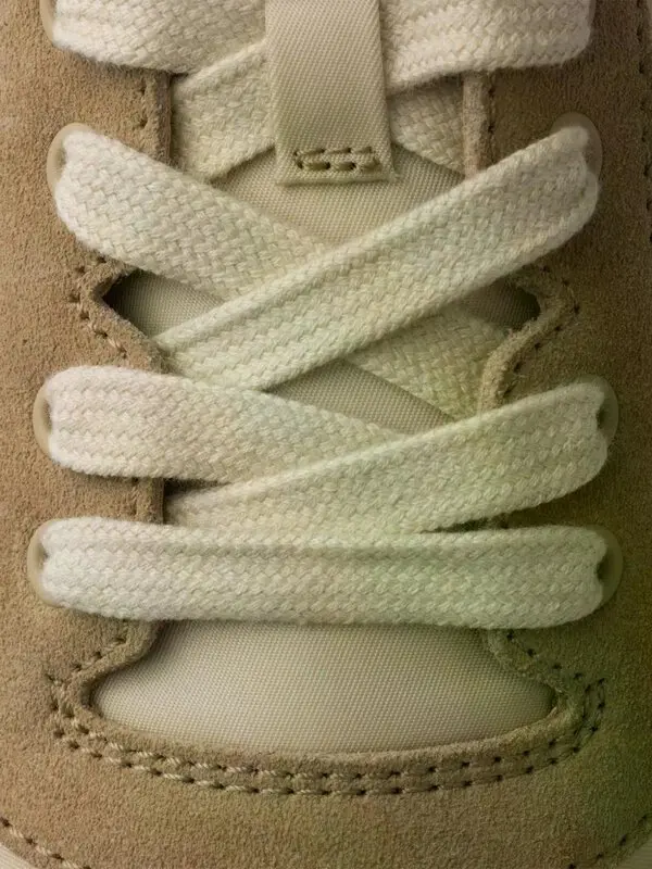 Prada Downtown Re-nylon And Suede Lace-up Sneakers