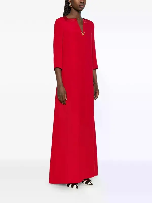 Valentino Garavani V-neck Maxi Dress