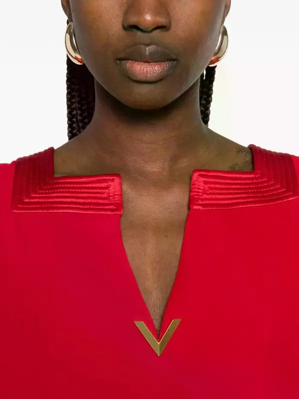 Valentino Garavani V-neck Maxi Dress
