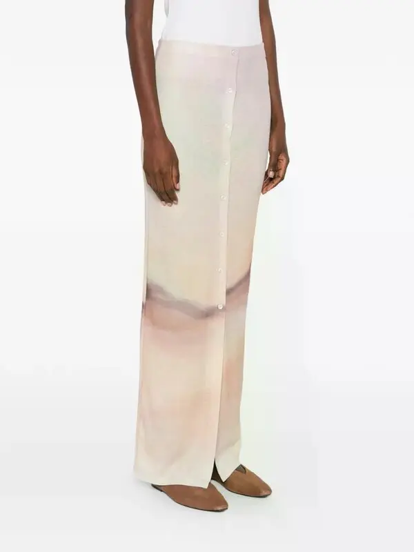 Nanushka Button-down Maxi Skirt
