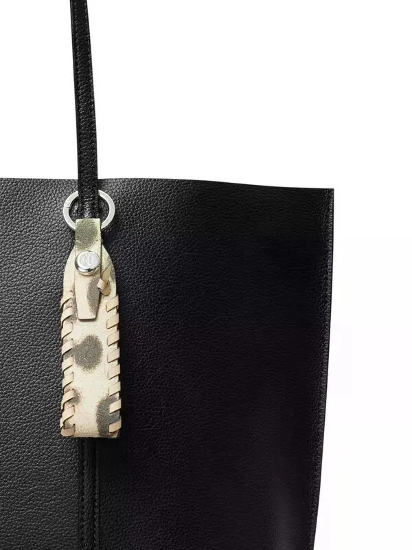 Tory Burch Leather Woven Bag Charm