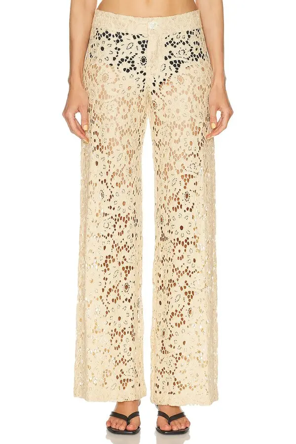 Éliou Rafa Pant - Crema Lace
