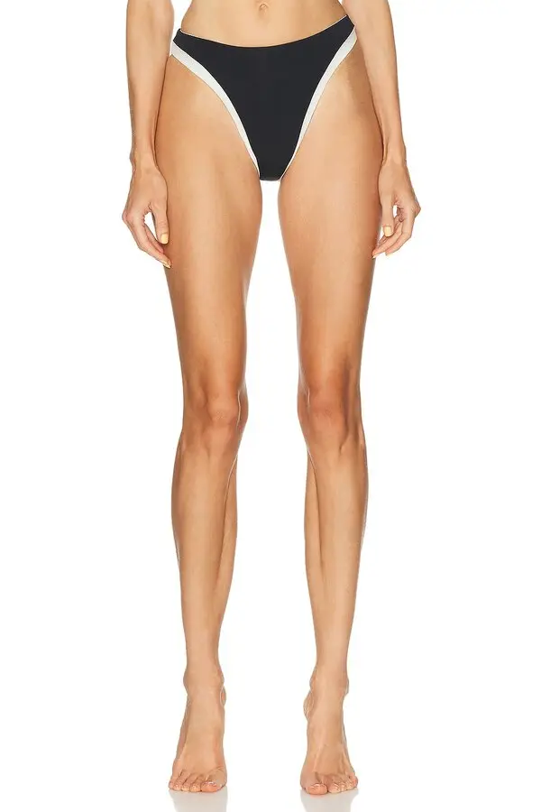 Bond Eye Fosca Reversible Bikini Brief - Black & Coconut