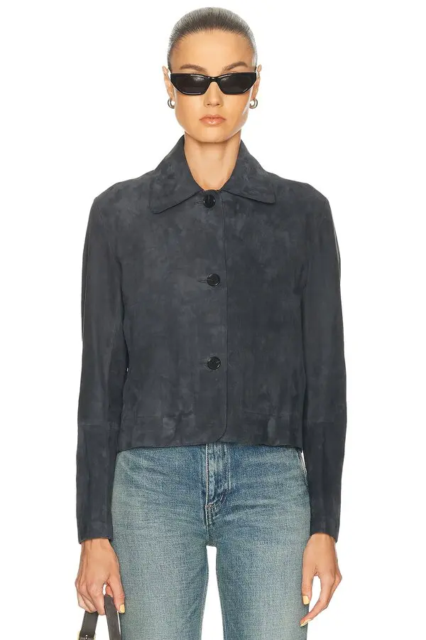 ARMA Emy Suede Jacket - Royal