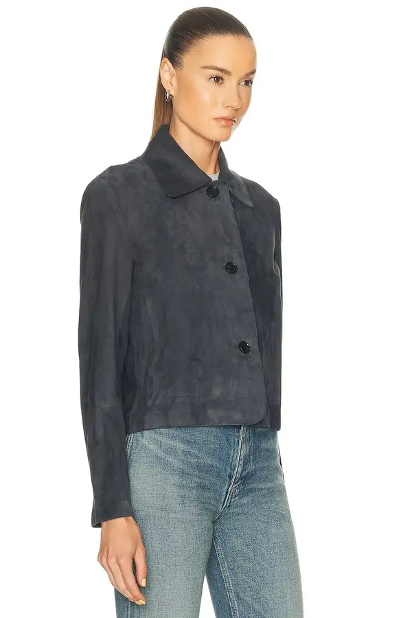 ARMA Emy Suede Jacket - Royal