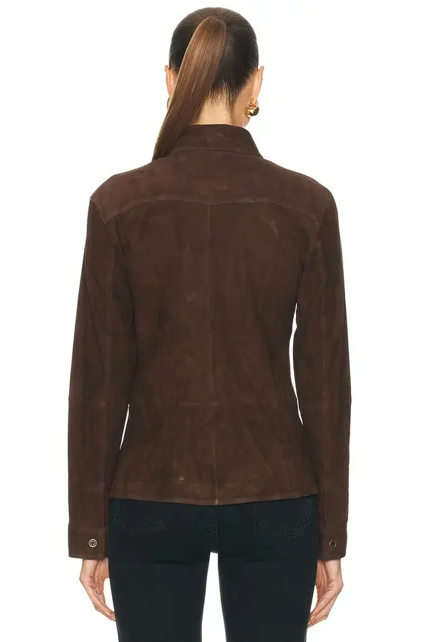 ARMA Faye Goat Suede Overshirt