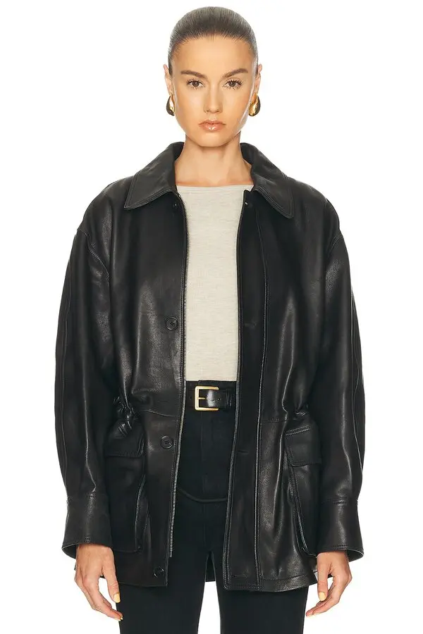ARMA Maeve Leather Barn Jacket