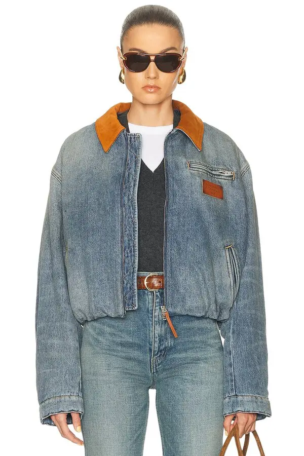Acne Studios Okra Jacket - Mid Blue