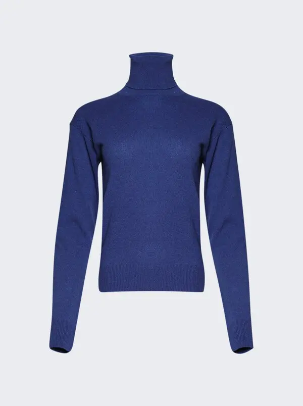 Saint Laurent Turtleneck Sweater - Blue